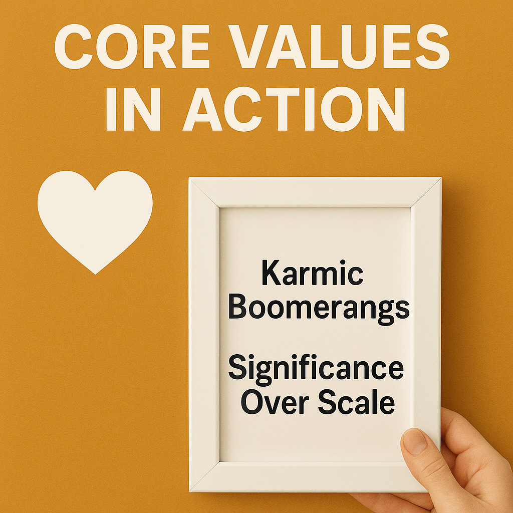 Core Values in Action: Live Them, Not Just Frame Them – TIG Brands